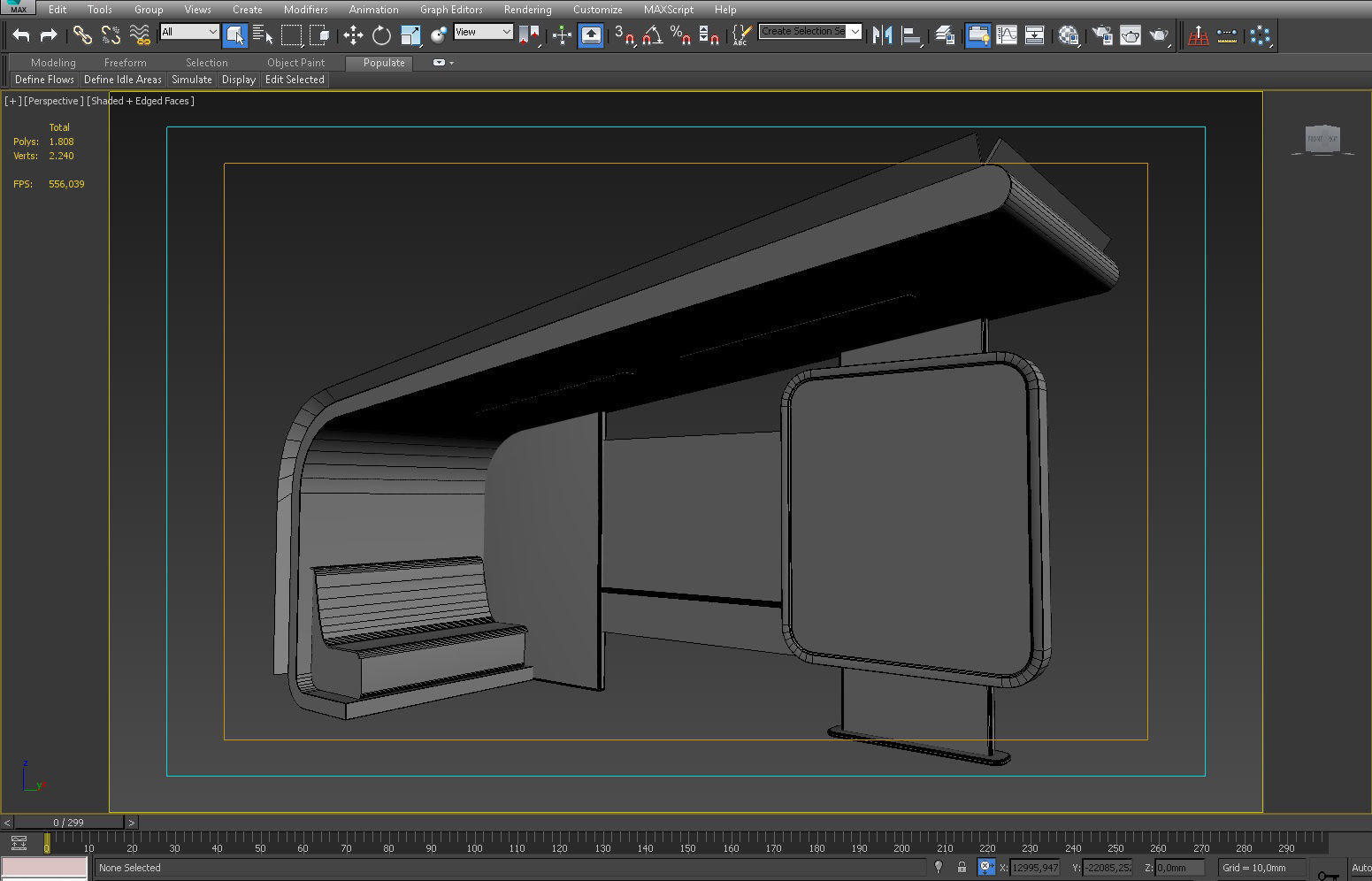 BUS STATIONS MODELS-2 5 MODELS 3D model | CGTrader
