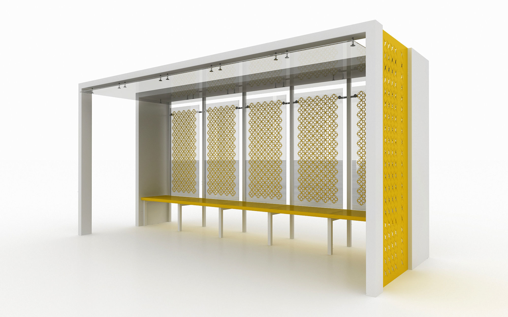 BUS STATIONS MODELS-2 5 MODELS 3D model | CGTrader