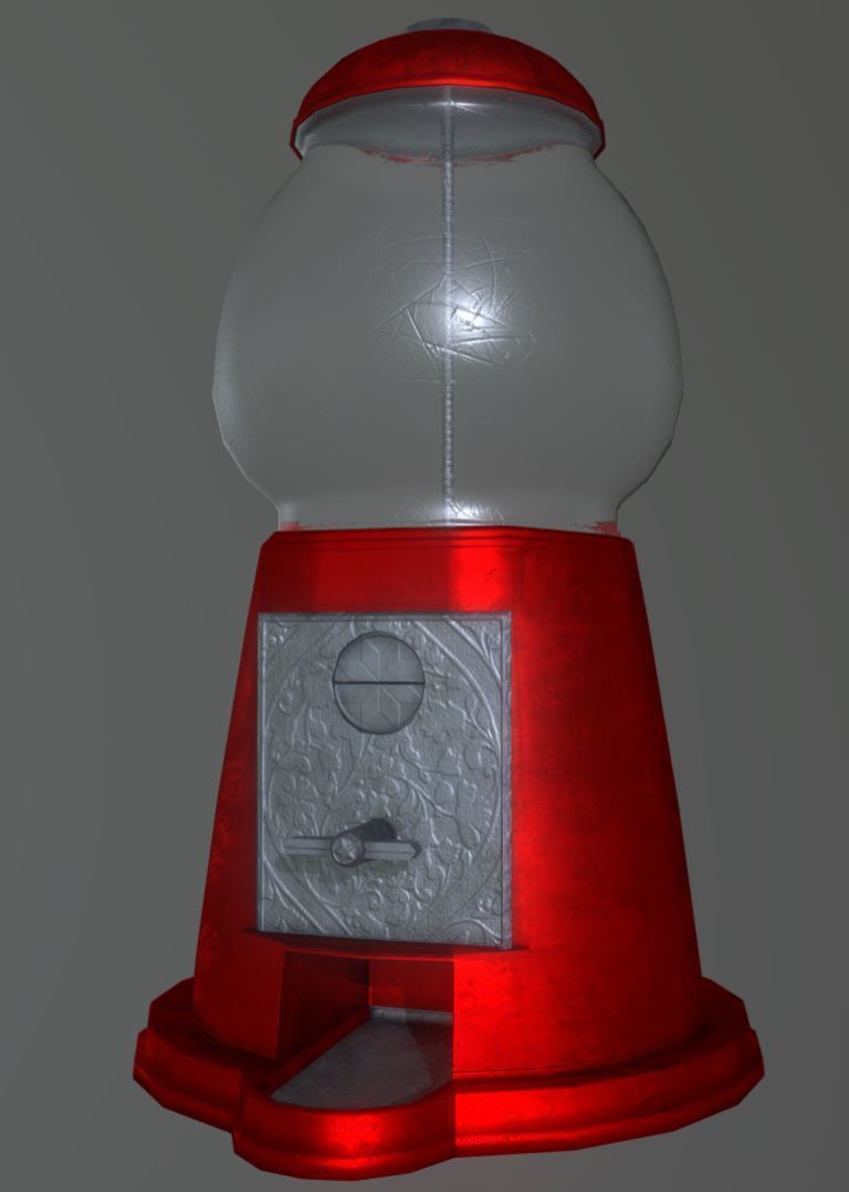 3D model Superfuntimes Gumball Machine VR / AR / low-poly | CGTrader