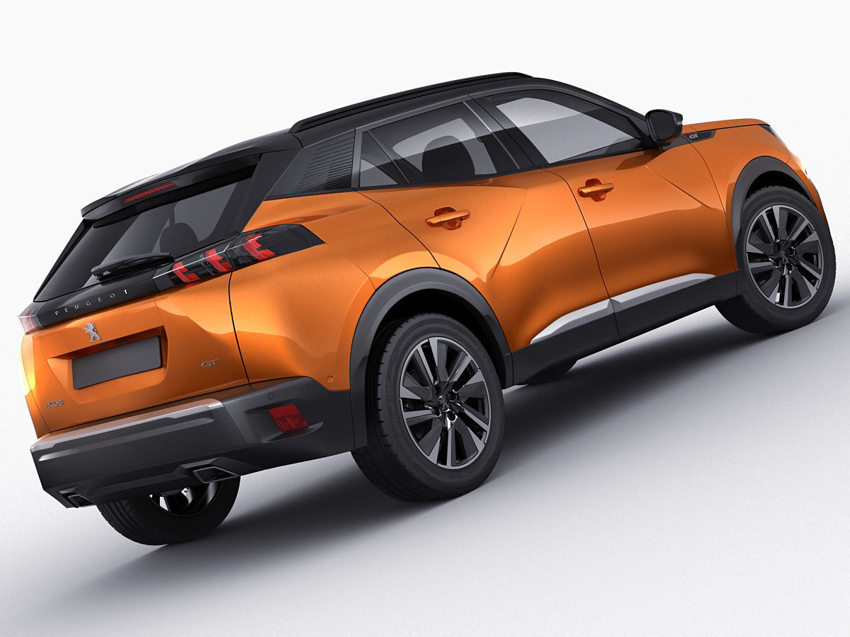 Peugeot 2008 2020 3D model | CGTrader