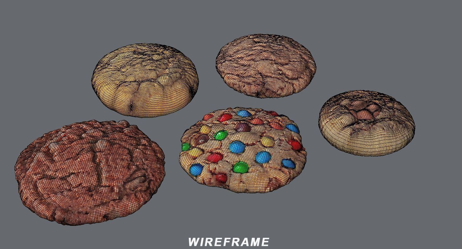 Cookies Scene 3D model | CGTrader
