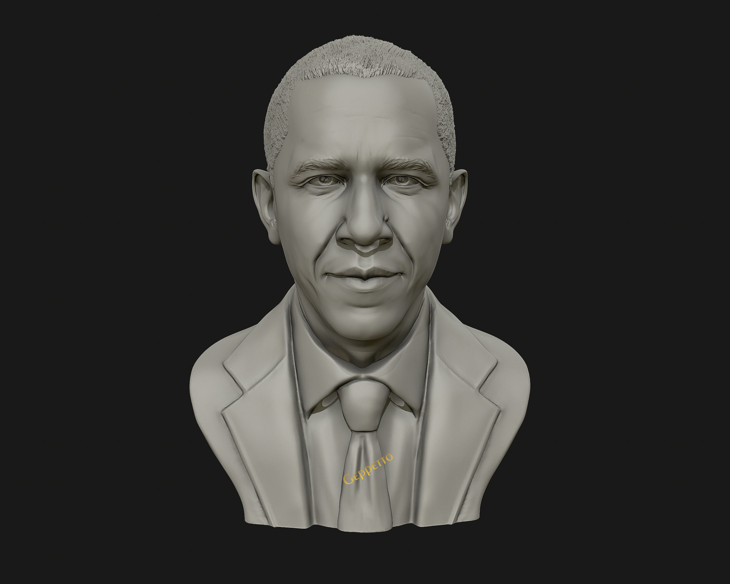 Barack Obama Bust ready to 3D print 3D model 3D printable | CGTrader