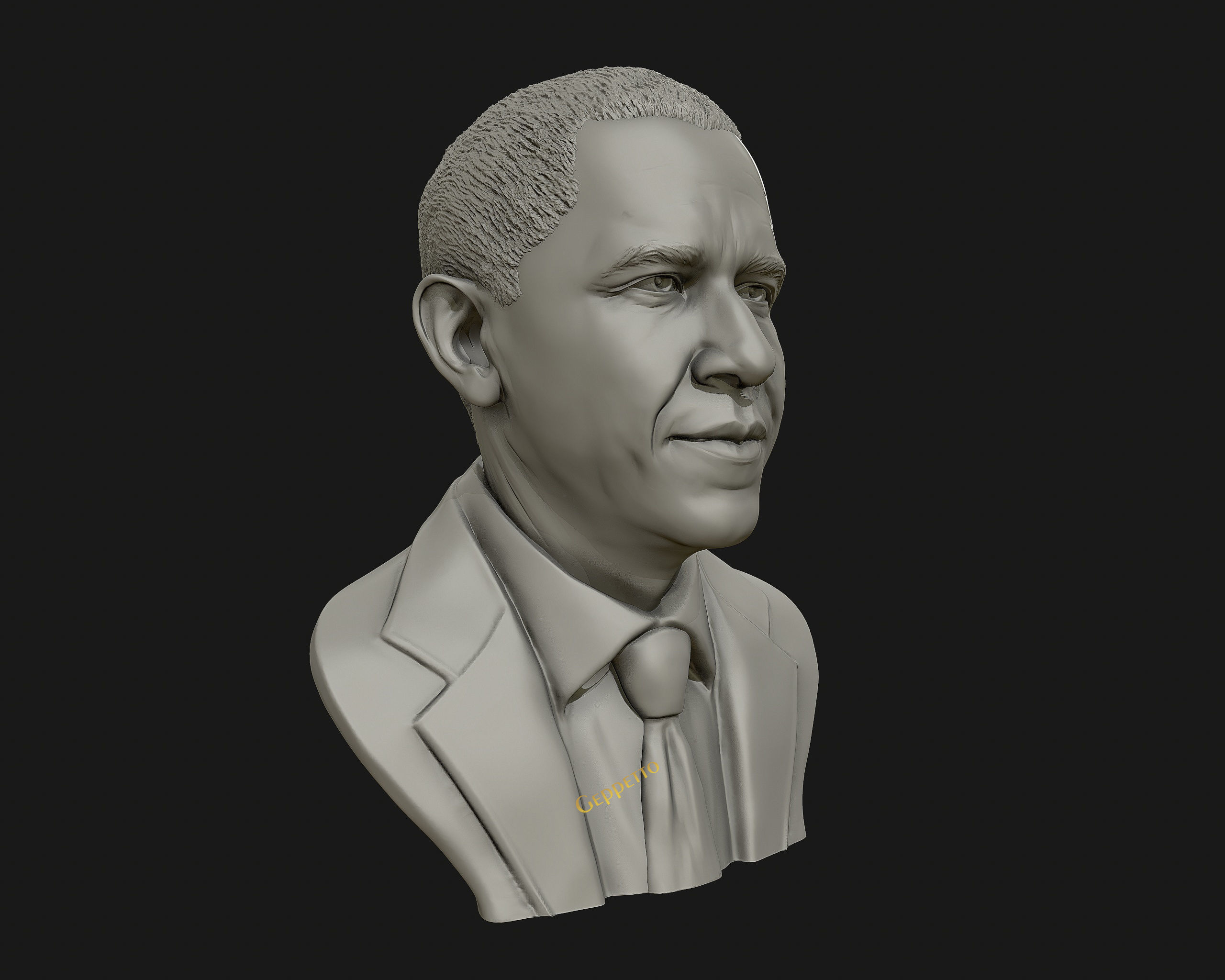 Barack Obama Bust ready to 3D print 3D model 3D printable | CGTrader