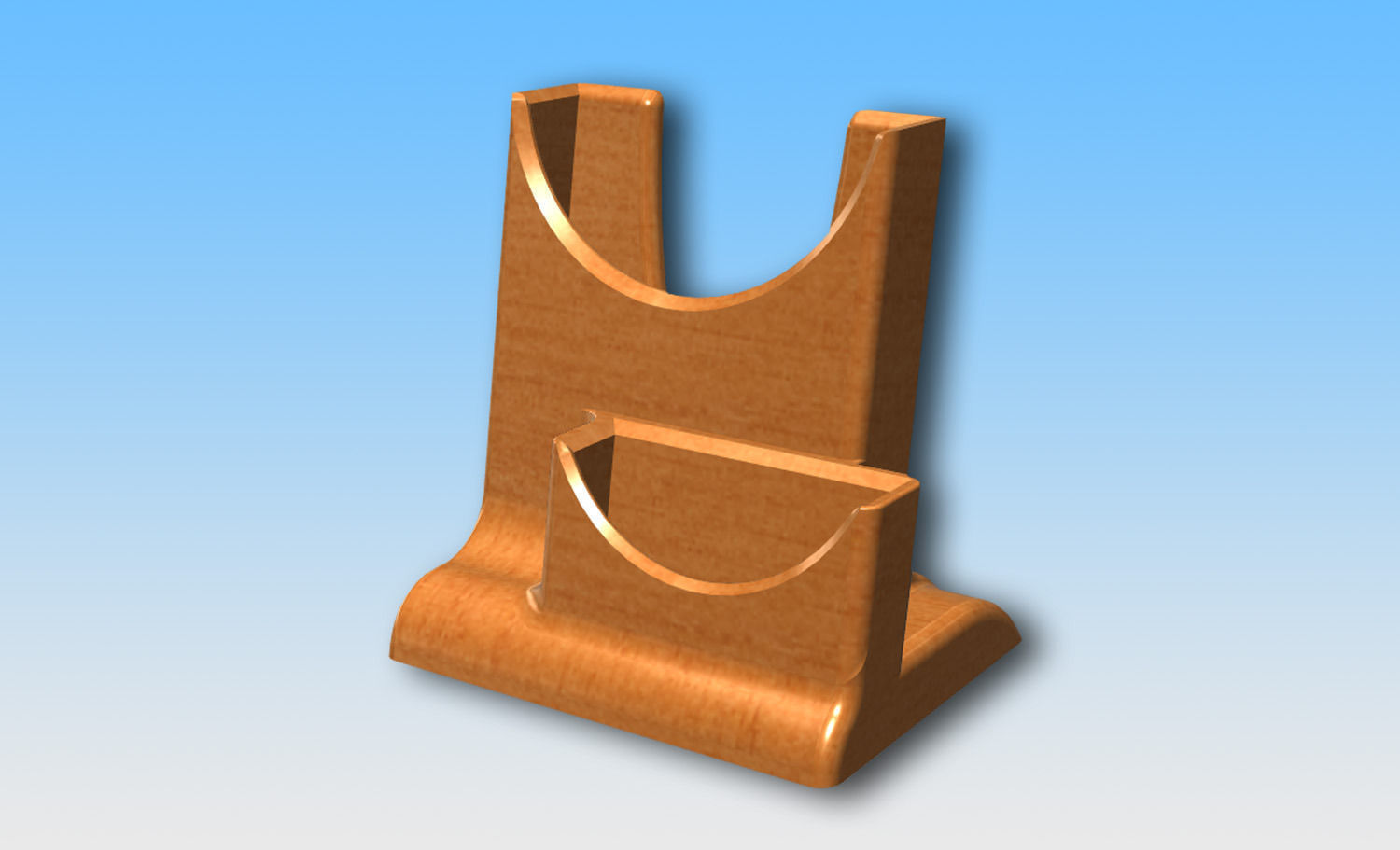 Brochure stand 3D model 3D printable | CGTrader