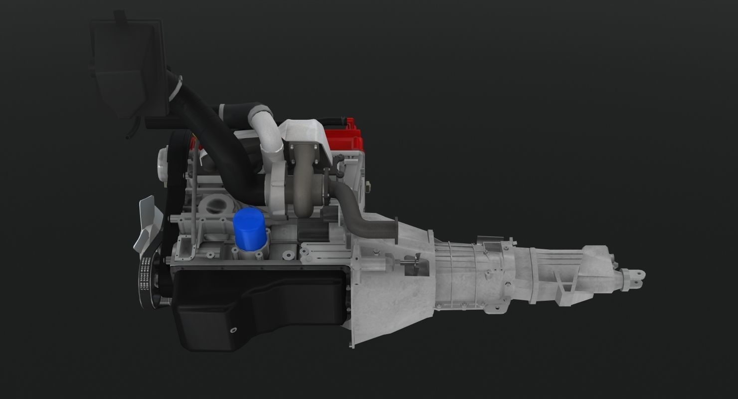 3D model Nissan CA18DET engine VR / AR / low-poly | CGTrader