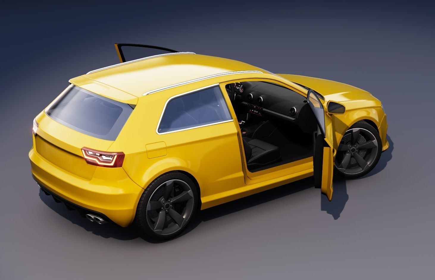 3D model Realistic Car HD 03 VR / AR / low-poly | CGTrader