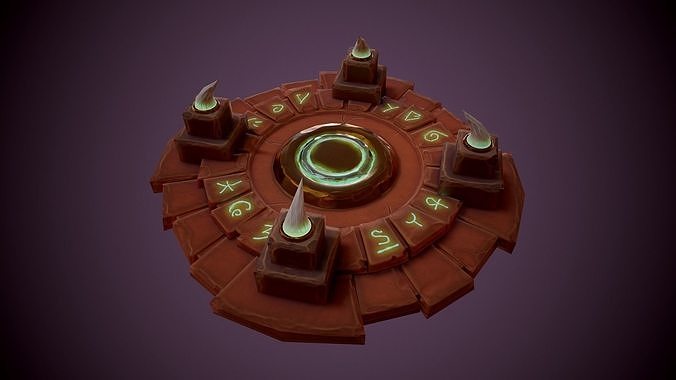 3D model Stylized Altar VR / AR / low-poly | CGTrader