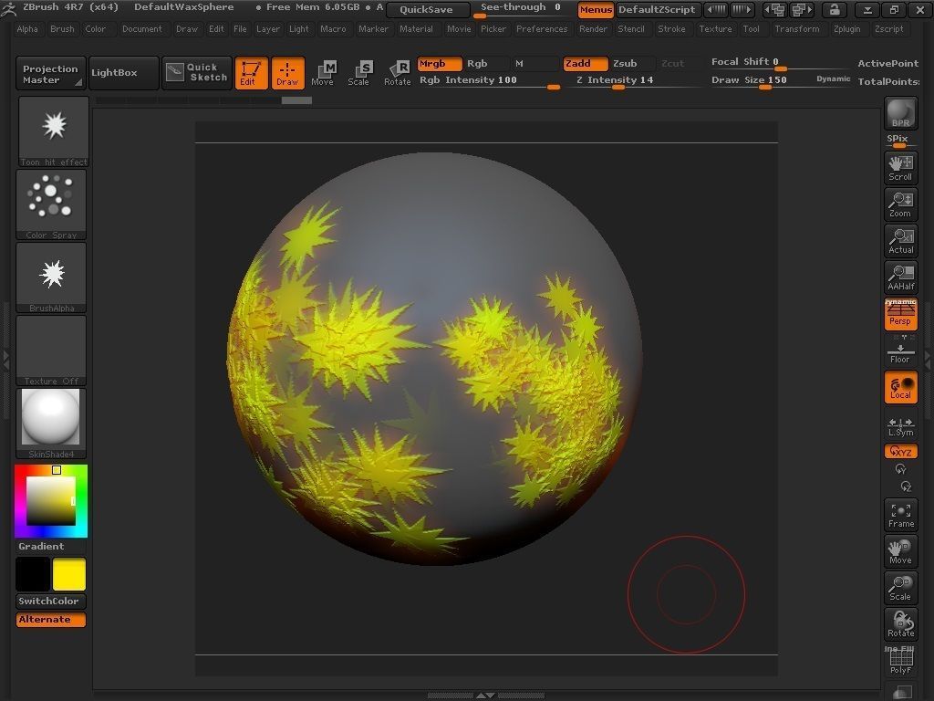 Toon Hit effects brush Texture | CGTrader