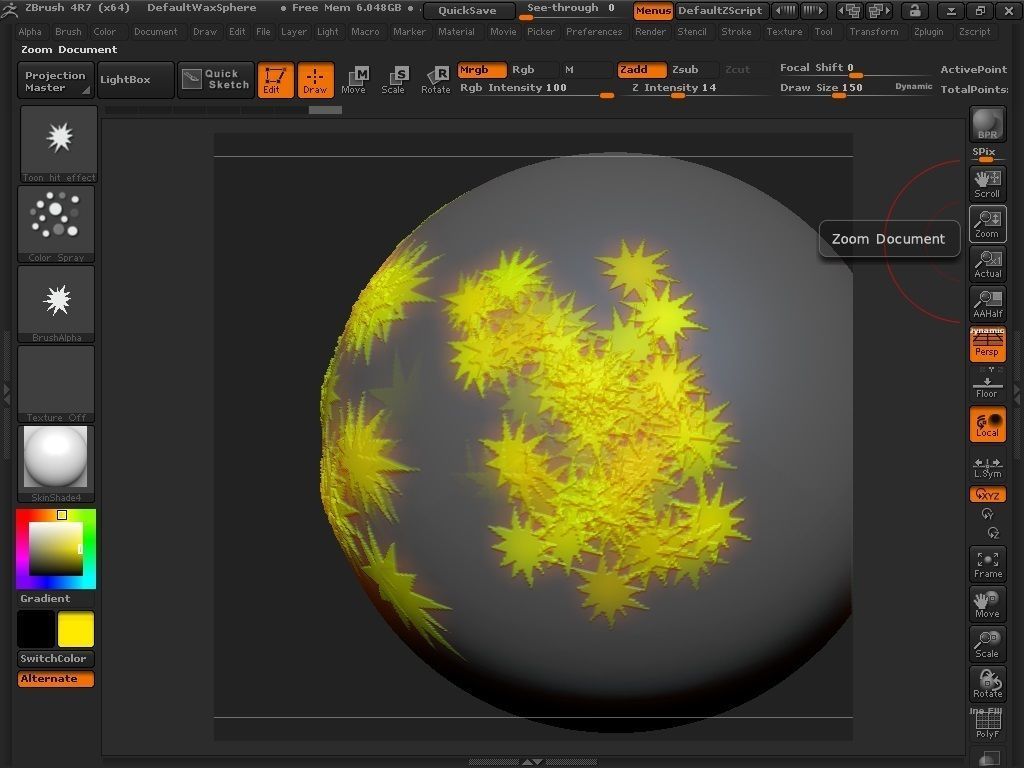 Toon Hit effects brush Texture | CGTrader
