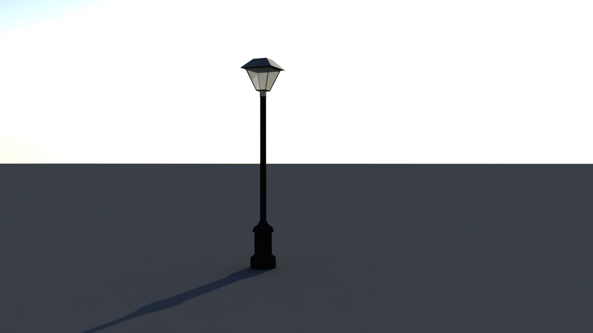 Street lamp free 3D model animated | CGTrader