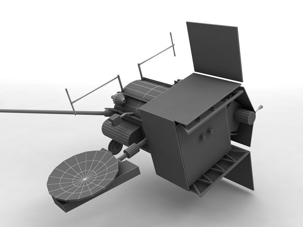 3D model Prometheus Satellite VR / AR / low-poly | CGTrader