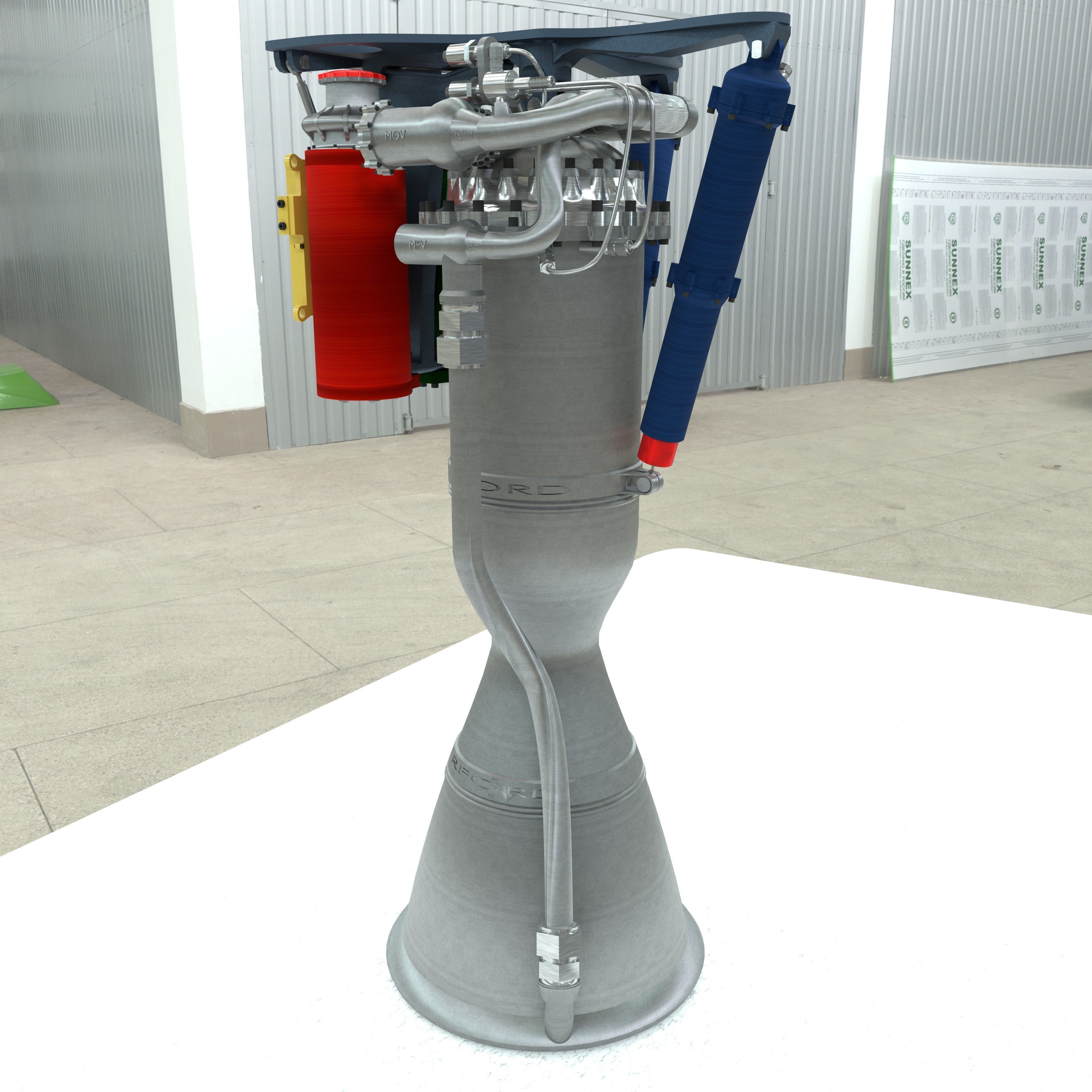 Rutherford Rocket Engine 3D model | CGTrader