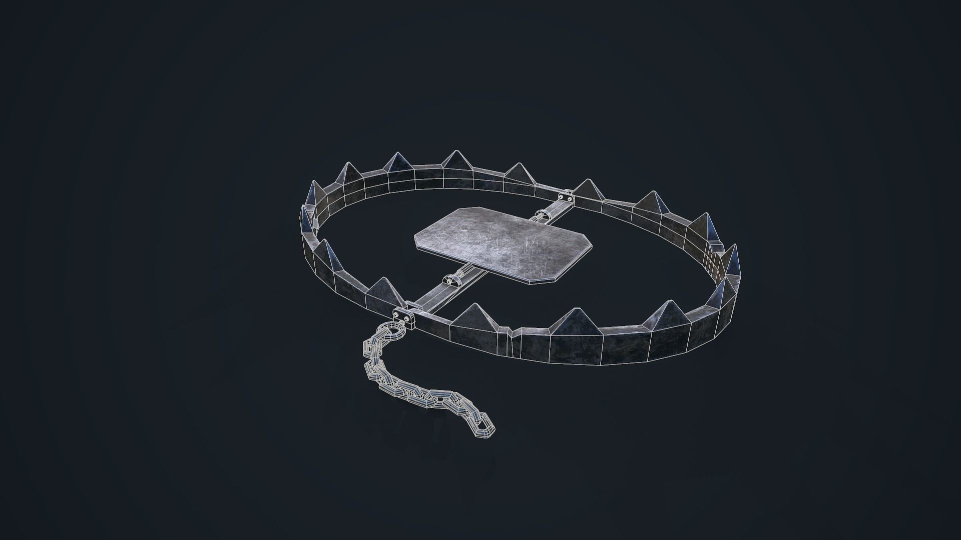 3D model Bear Trap VR / AR / low-poly | CGTrader