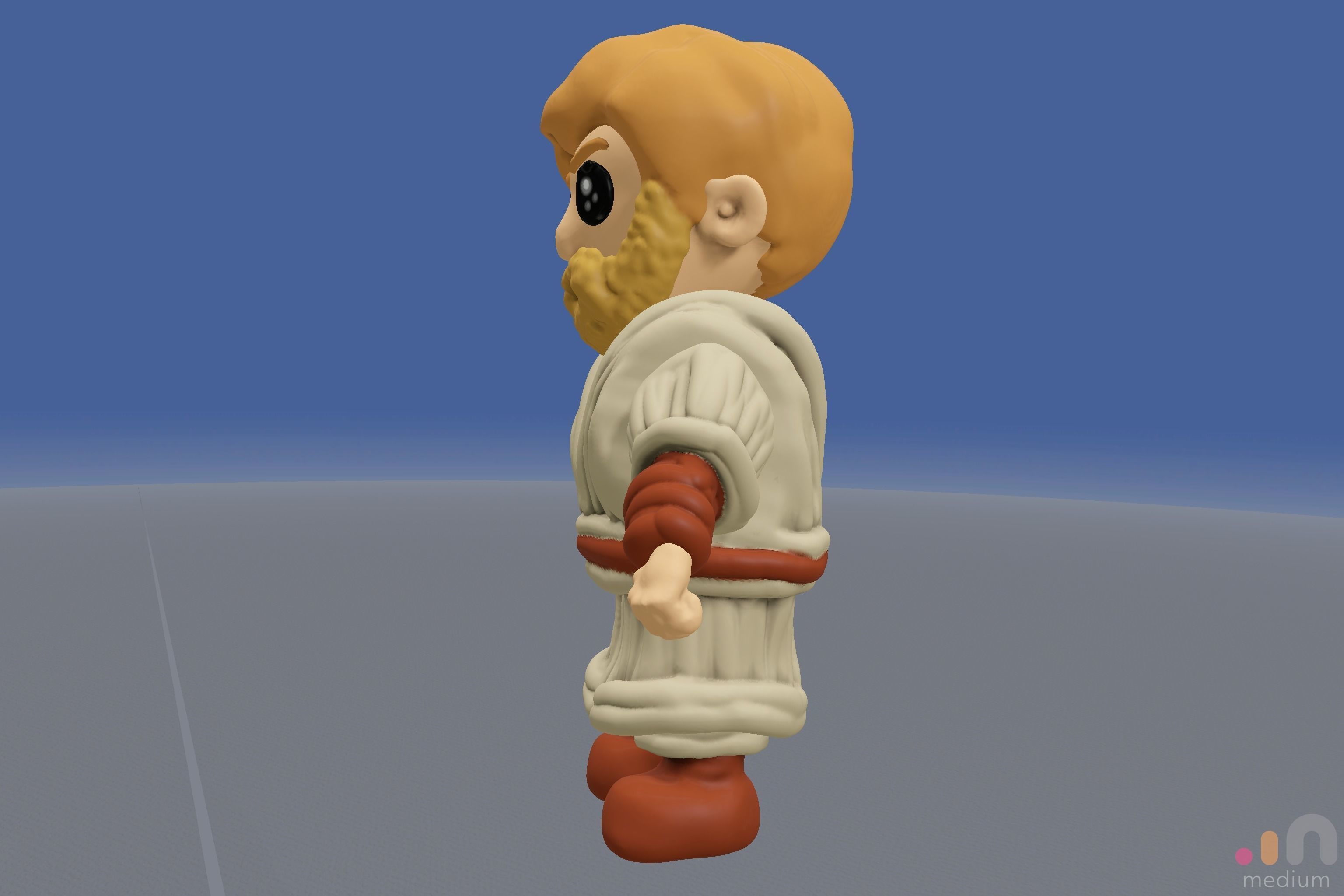 Ewan McGregor Obi Wan Kenobi Chibi version 3D model | CGTrader