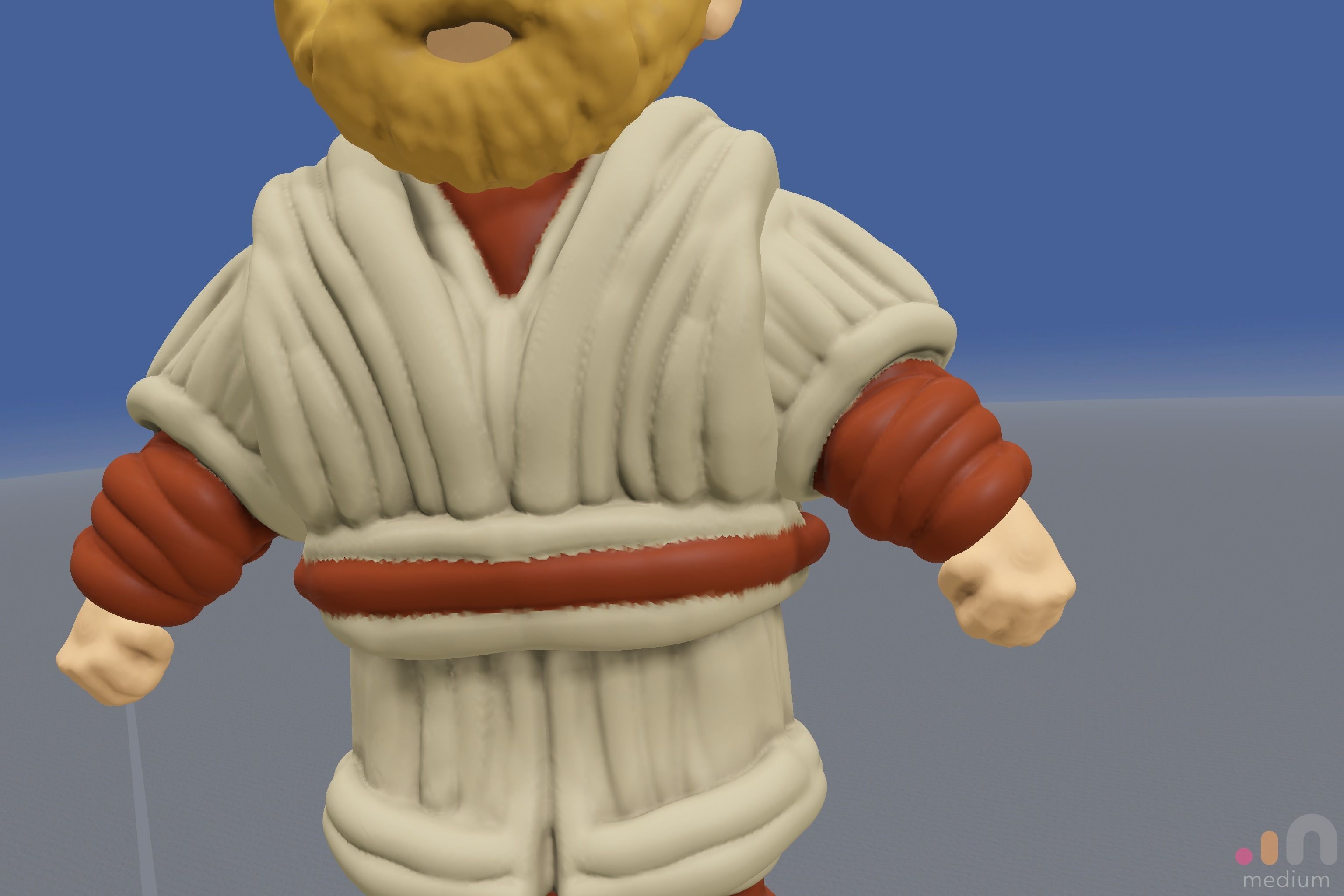 Ewan McGregor Obi Wan Kenobi Chibi version 3D model | CGTrader