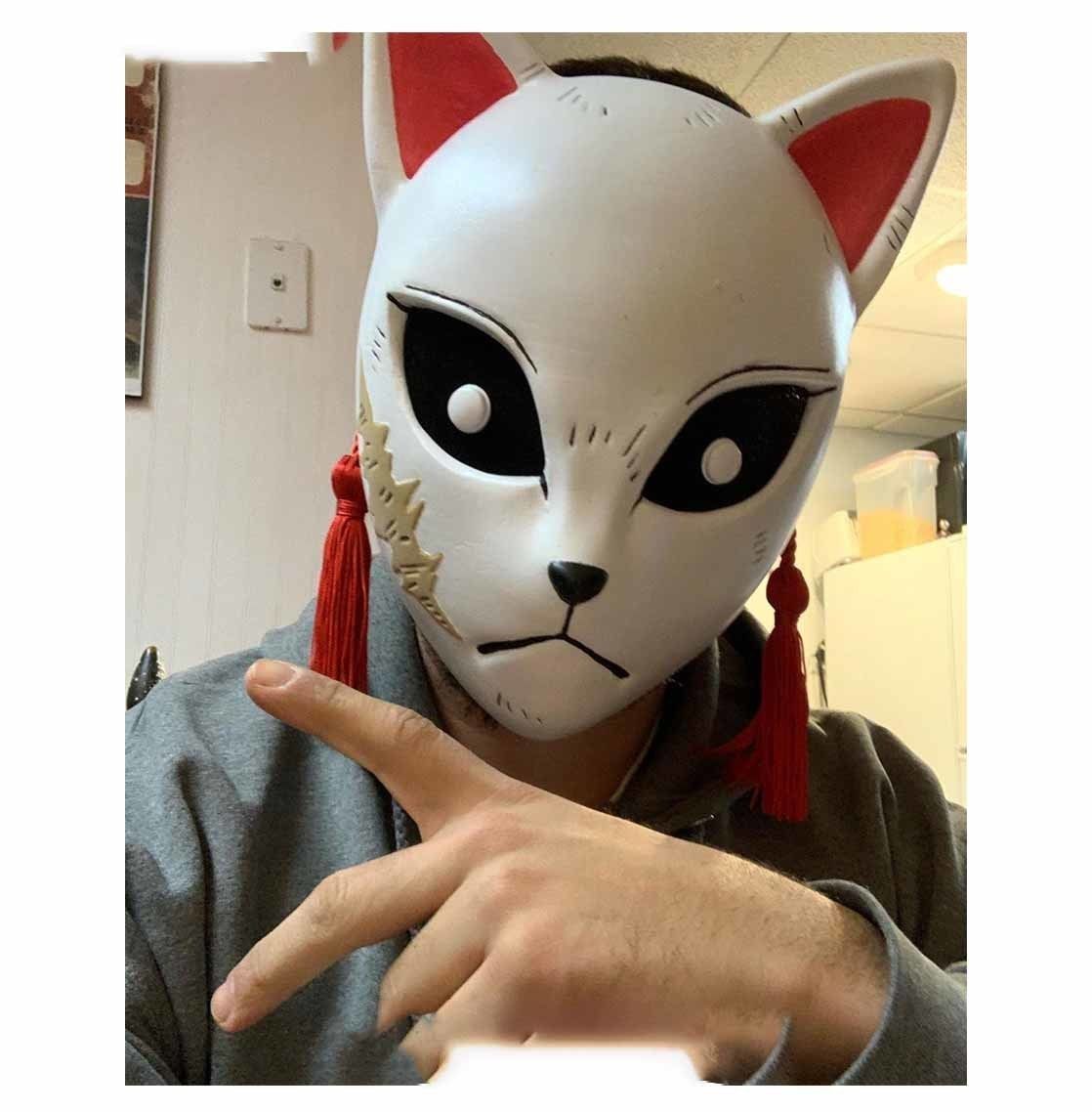 Demon Slayer Kimetsu no Yaiba Sabito Mask - Kitsune Helmet 3D model 3D ...