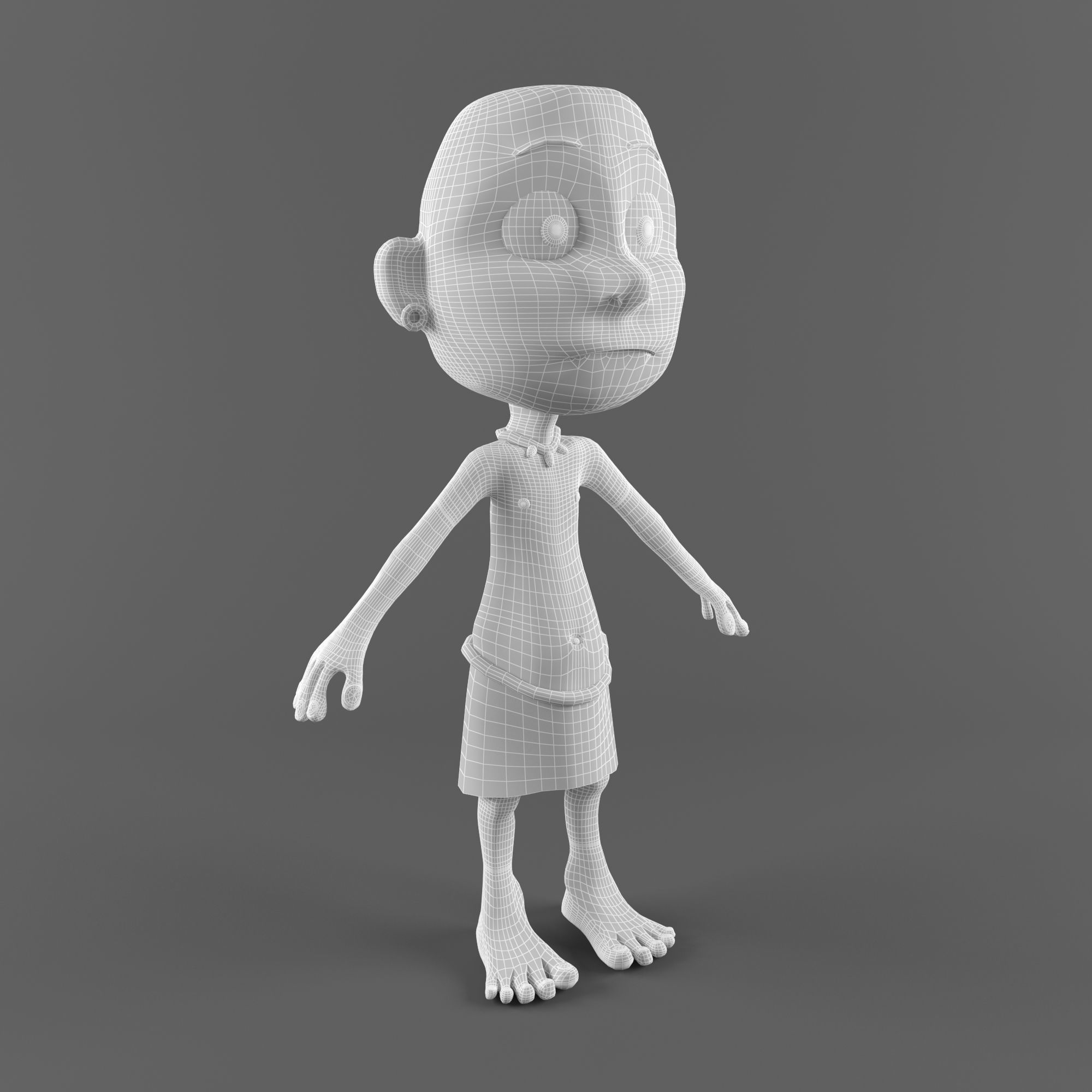 Human boy 3D model animated rigged | CGTrader