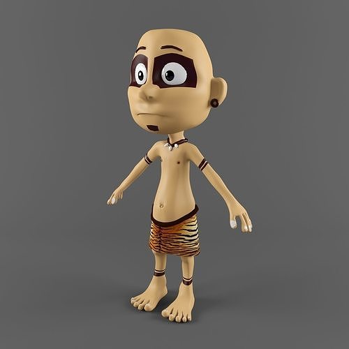 Human boy 3D model animated rigged | CGTrader