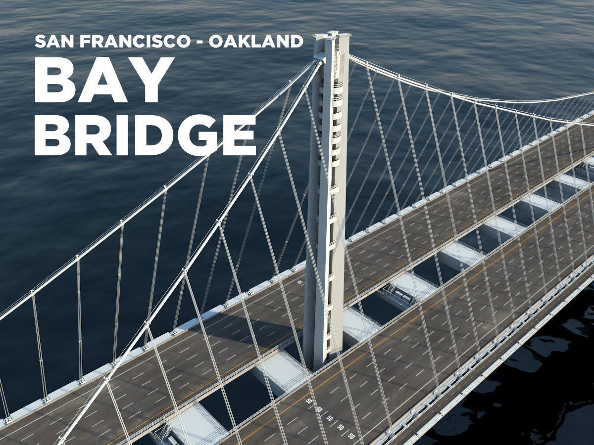 Oakland Bay Bridge 3D model | CGTrader