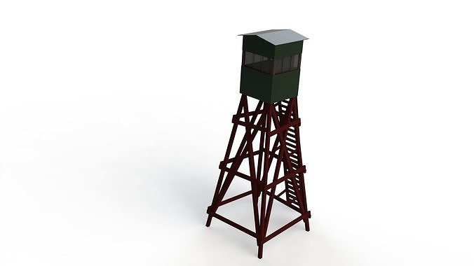 Hunting tower 3D model | CGTrader