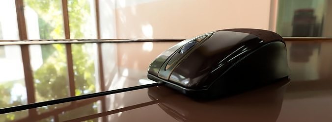 Luxury Desk Mouse 3D model | CGTrader