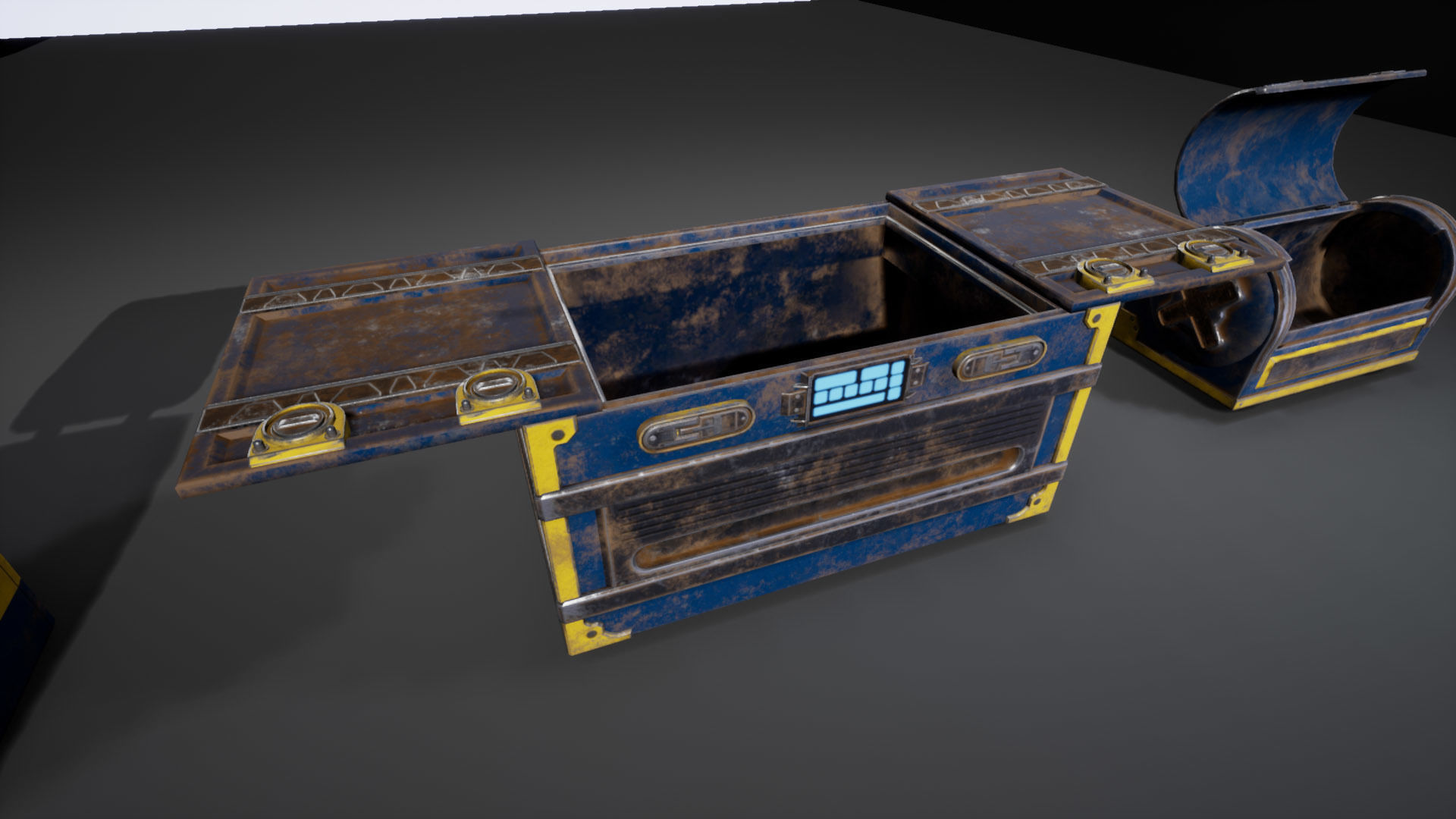 3D model Sci-Fi Containers VR / AR / low-poly | CGTrader