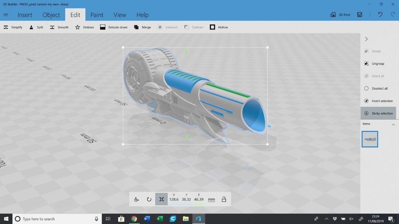 Predator Shoulder Cannon 3D model 3D printable | CGTrader