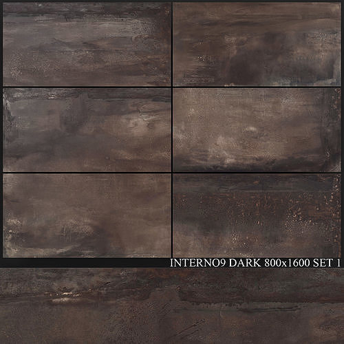 ABK Interno9 Dark 800x1600 Set 1 3D model | CGTrader