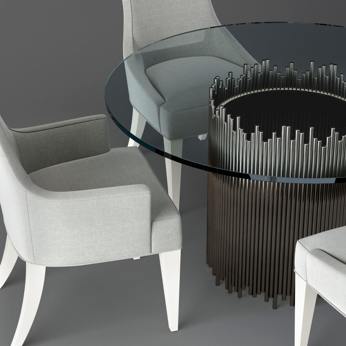 Bernhardt Calista Dining Set 1 3D model | CGTrader