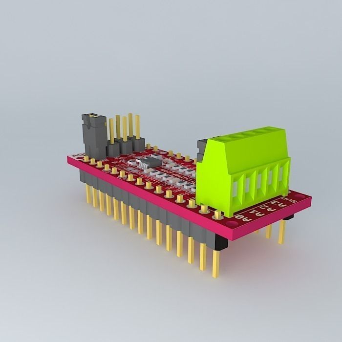 ADC NanoShield free 3D model | CGTrader