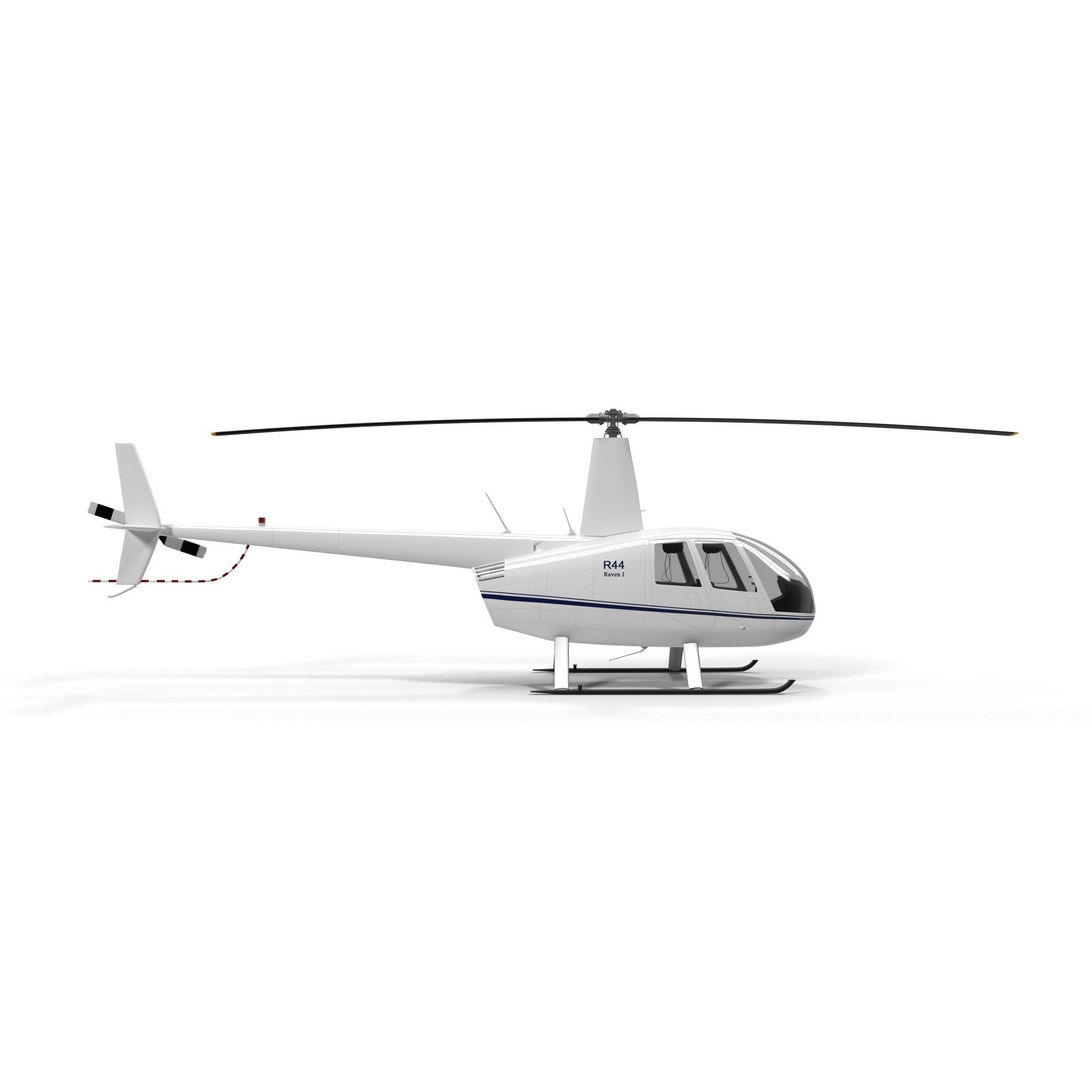 Robinson R44 Helicopter 3D model | CGTrader