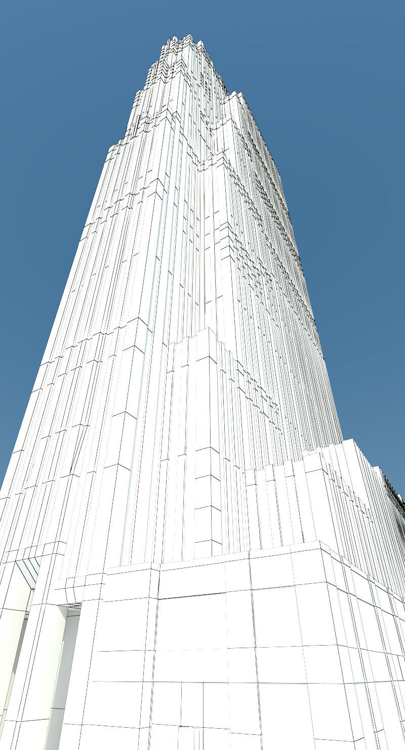 Rockefeller Center Comcast GE Building 3D model | CGTrader