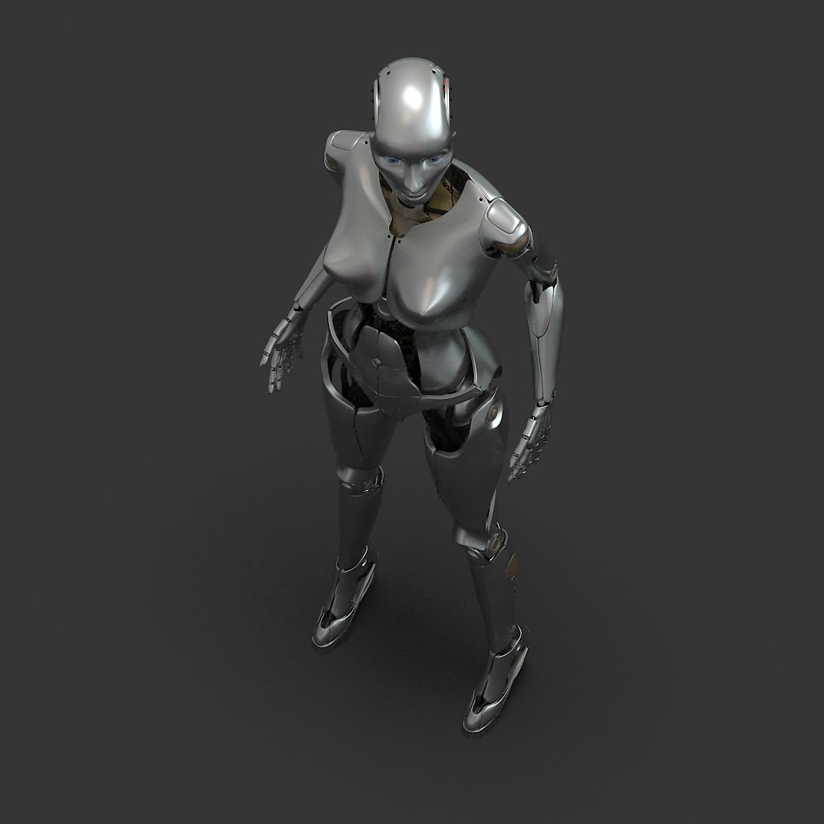 Female Robot 3D model | CGTrader