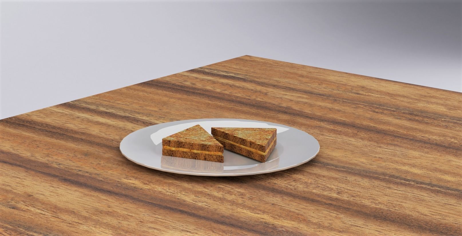 3D model Grilled Sandwich VR / AR / low-poly | CGTrader