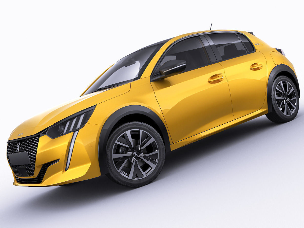 Peugeot 208 2020 3D model | CGTrader