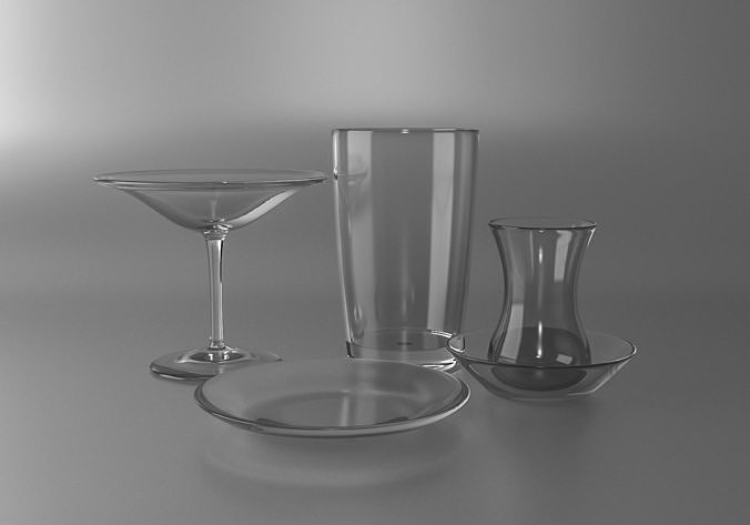 Glass 3D model | CGTrader