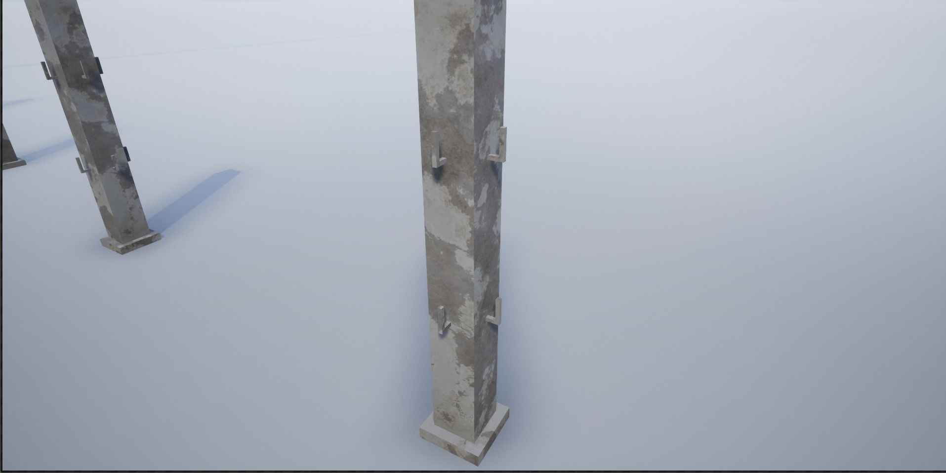 3D model Modular Chained Poles VR / AR / low-poly | CGTrader