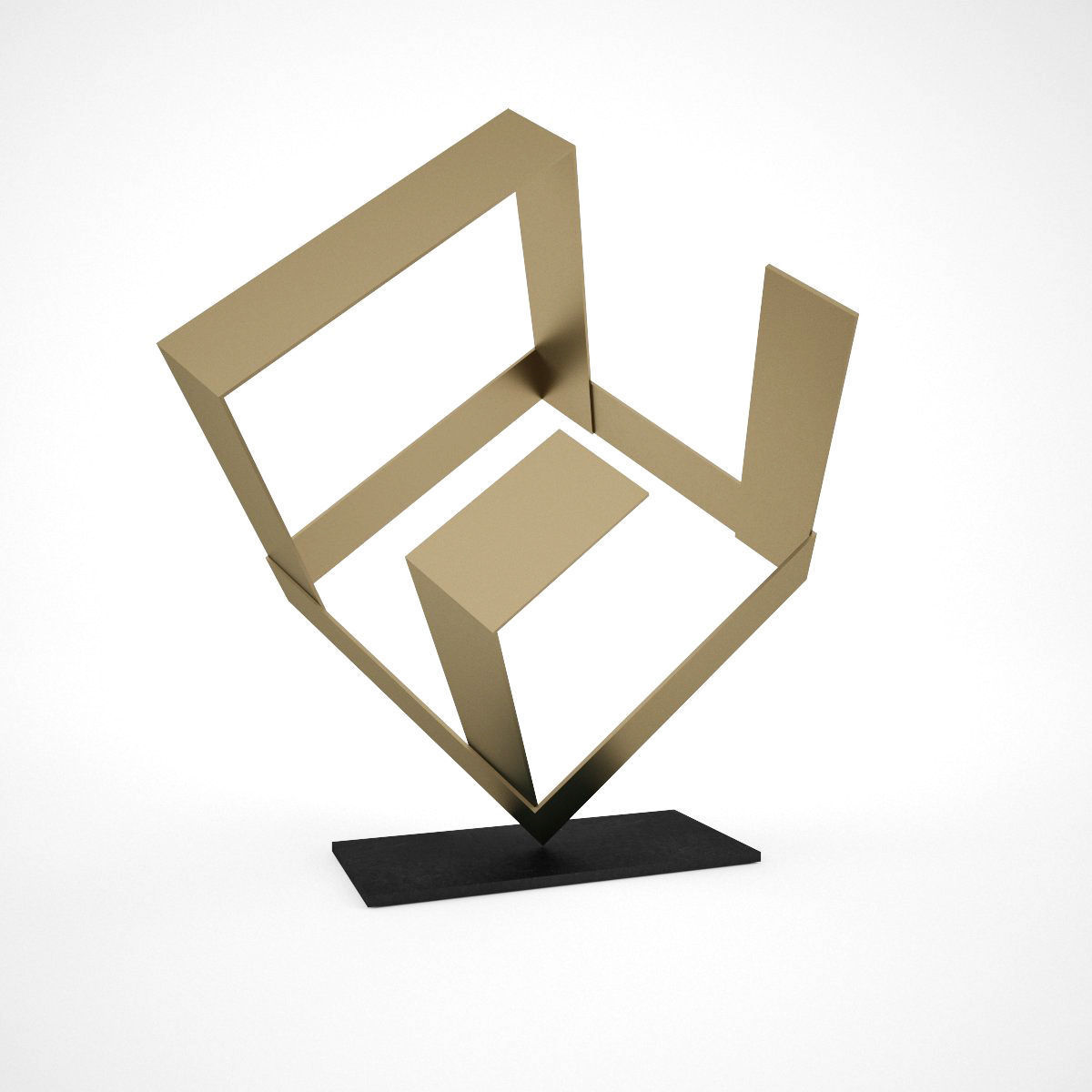 Cubic Sculpture 3D model | CGTrader