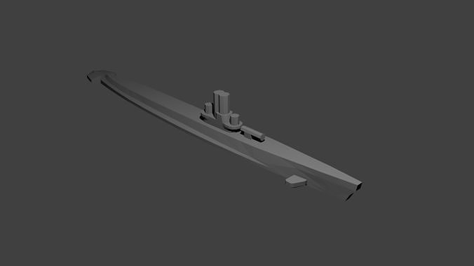 US Balao Class Submarine free 3D model 3D printable | CGTrader