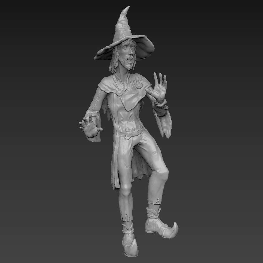 Rincewind - Discworld - 3D print ready 3D model 3D printable | CGTrader