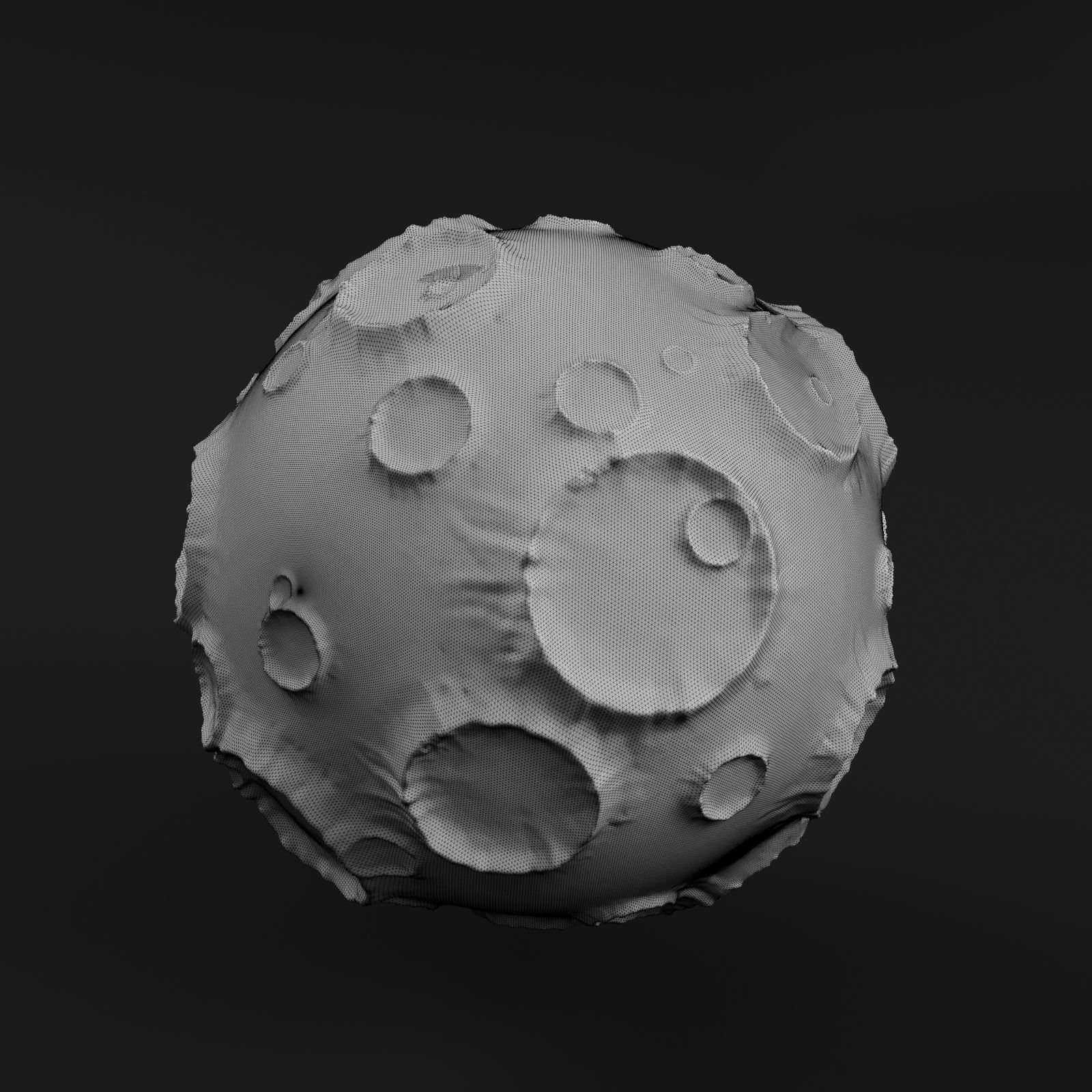 Moon satellite 3D model | CGTrader