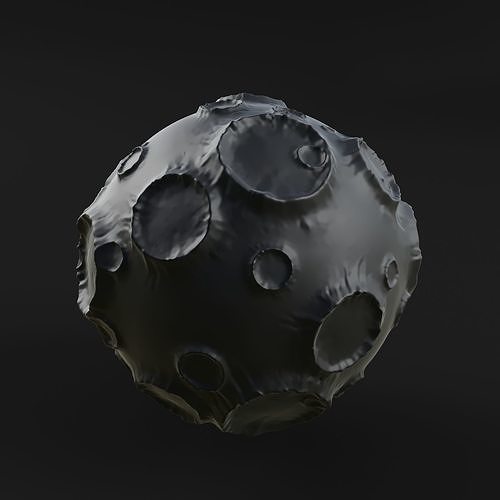 Moon satellite 3D model | CGTrader