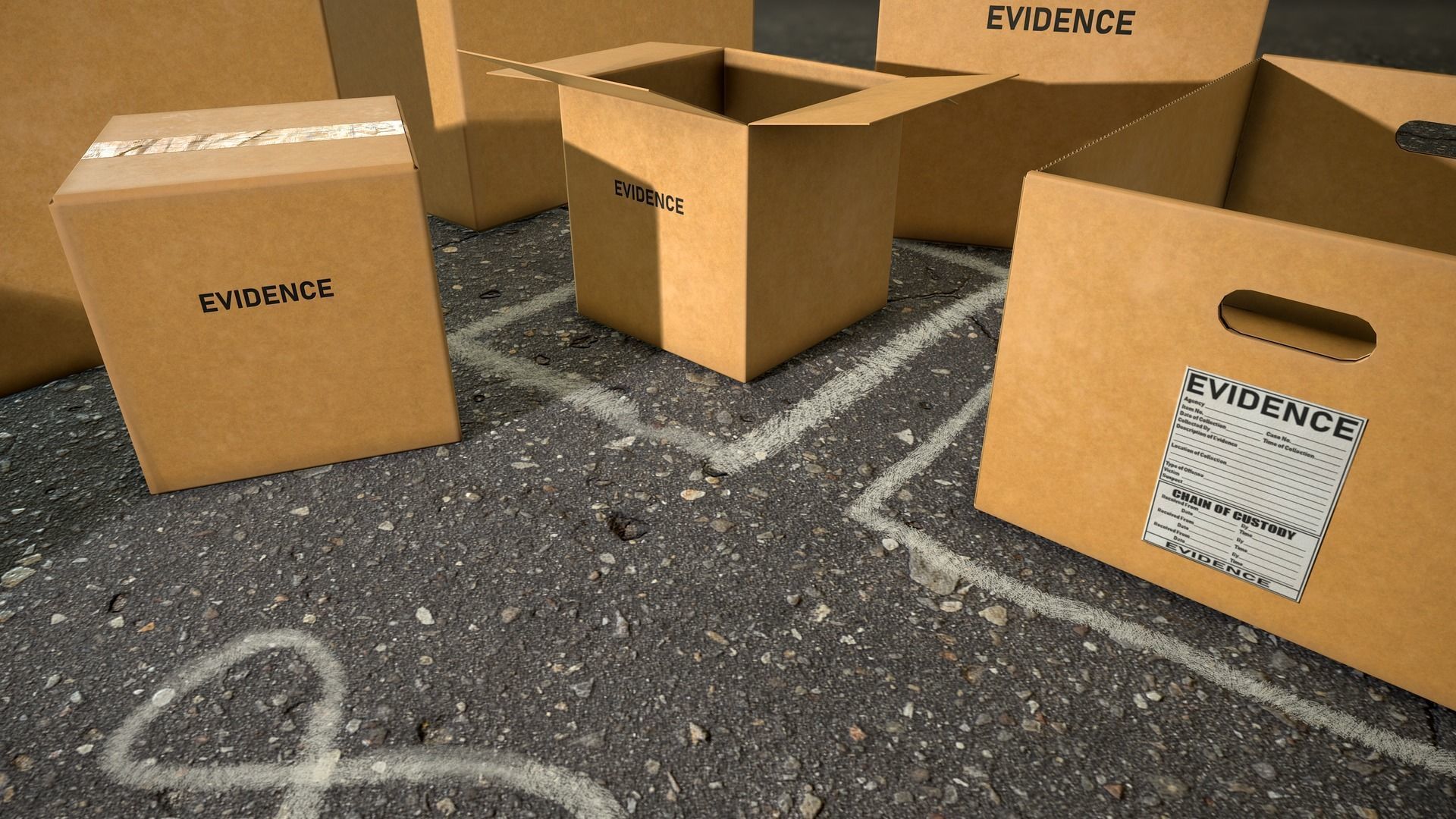 3D model Crime Scene Assets VR / AR / low-poly | CGTrader