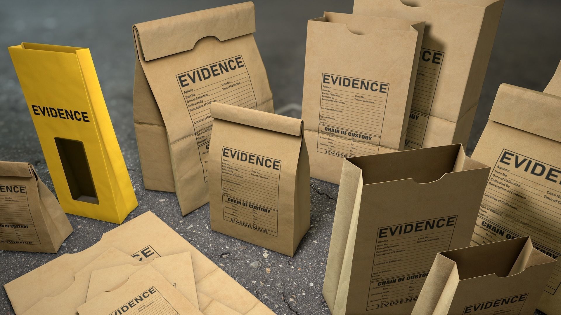 3D model Crime Scene Assets VR / AR / low-poly | CGTrader