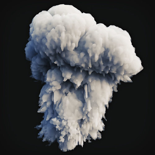 Smoke Explosion 1 3D model | CGTrader