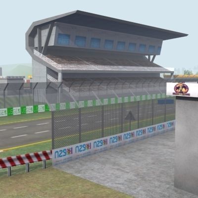 3D model Race Track Game VR / AR / low-poly | CGTrader
