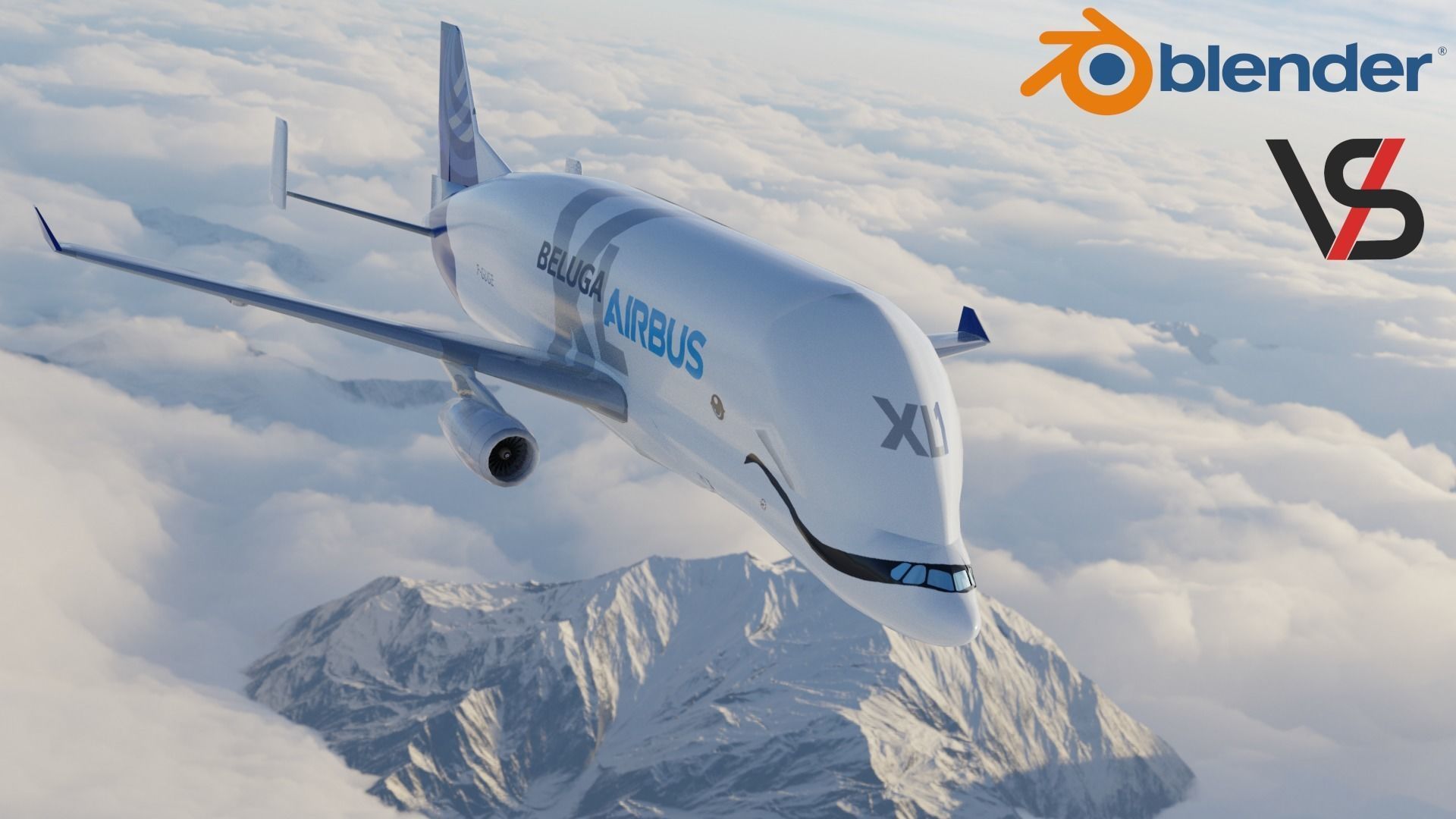 3D model Airbus Beluga XL VR / AR / low-poly | CGTrader