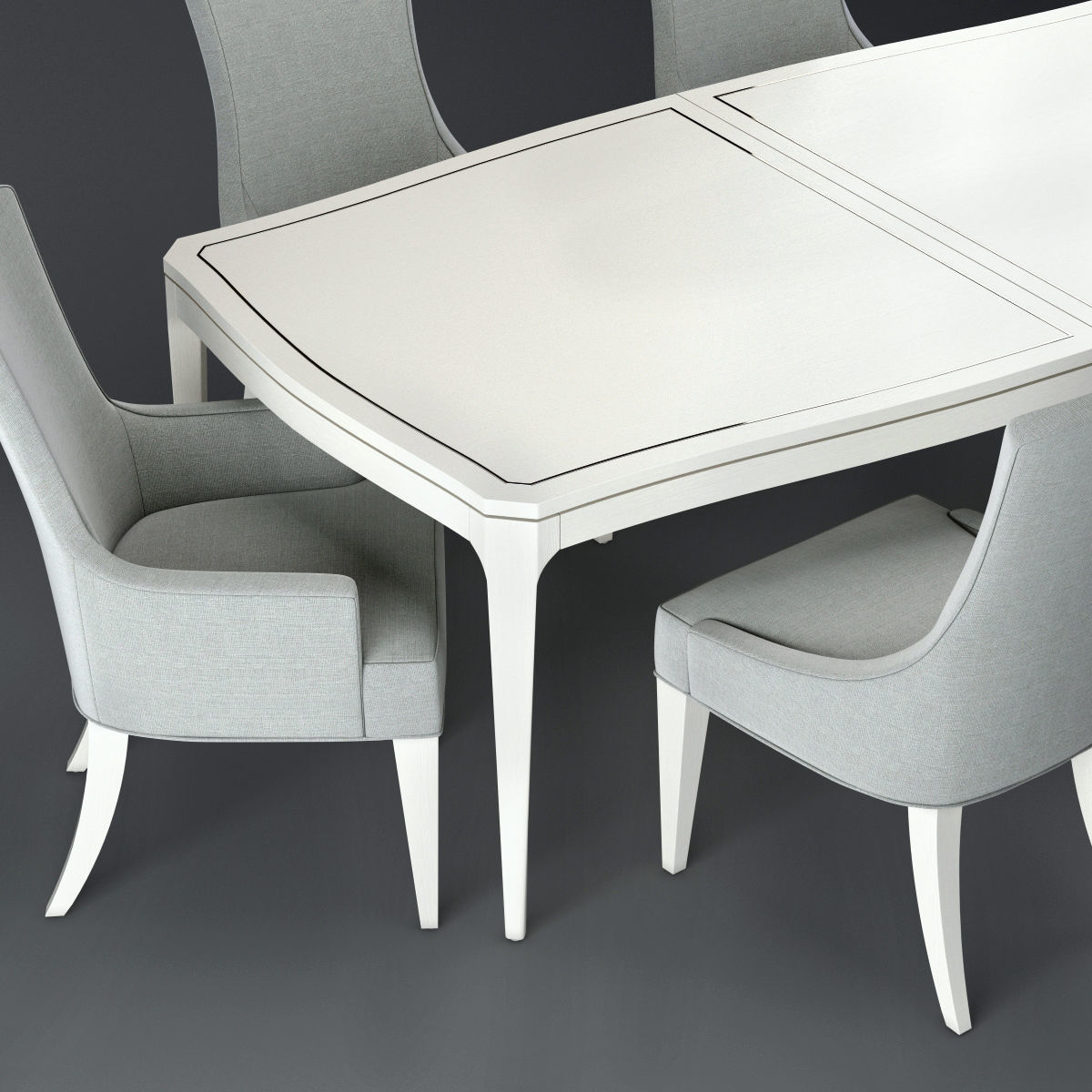 Bernhardt Calista Dining Set 2 3D model | CGTrader