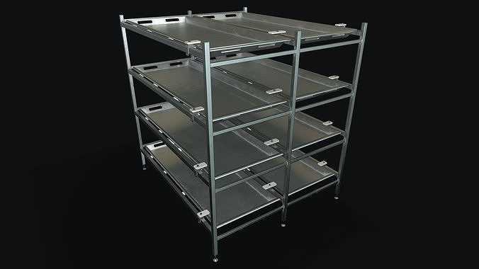 Mortuary Racks 3D model | CGTrader