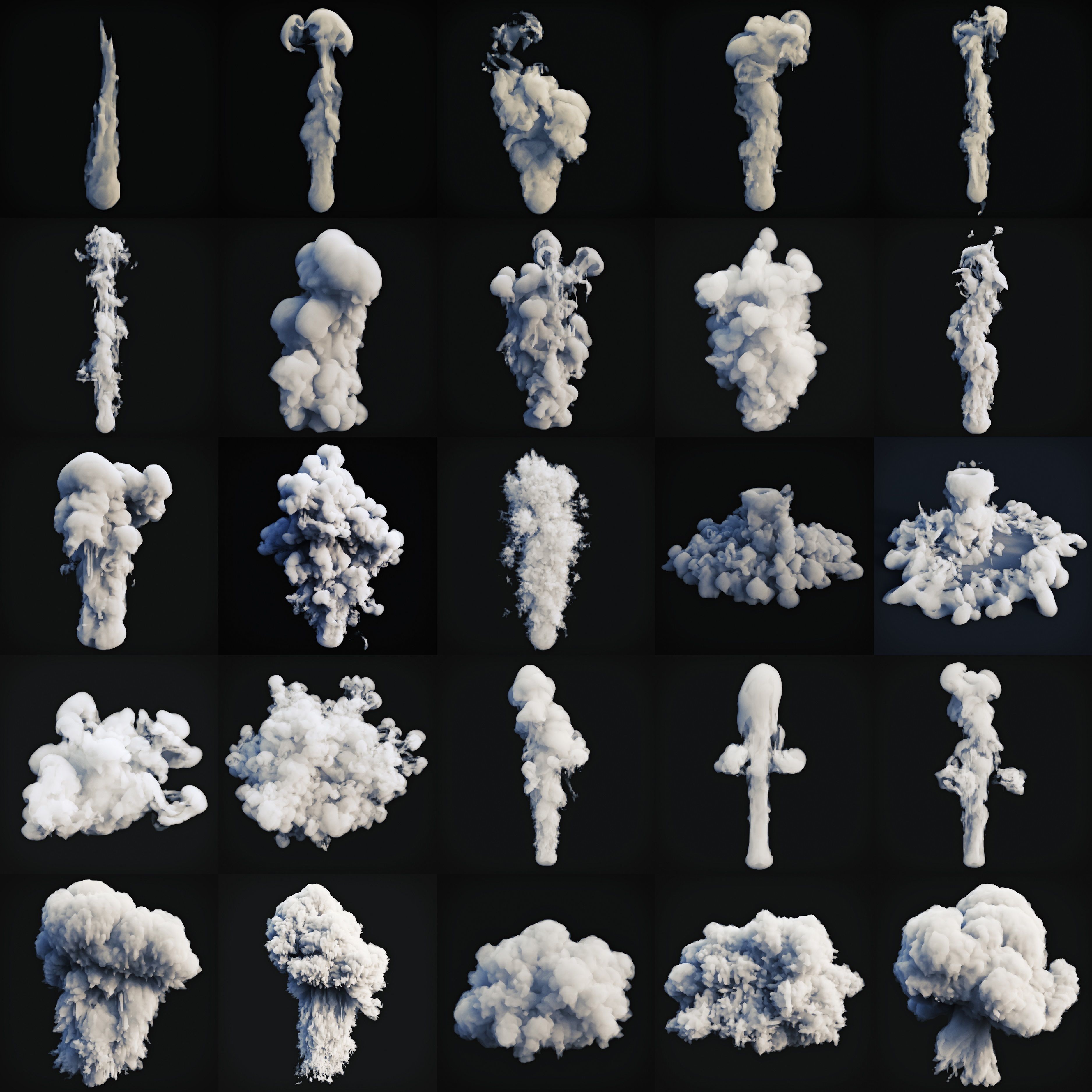 Smoke Pack 25 Models 3D Model Collection | CGTrader